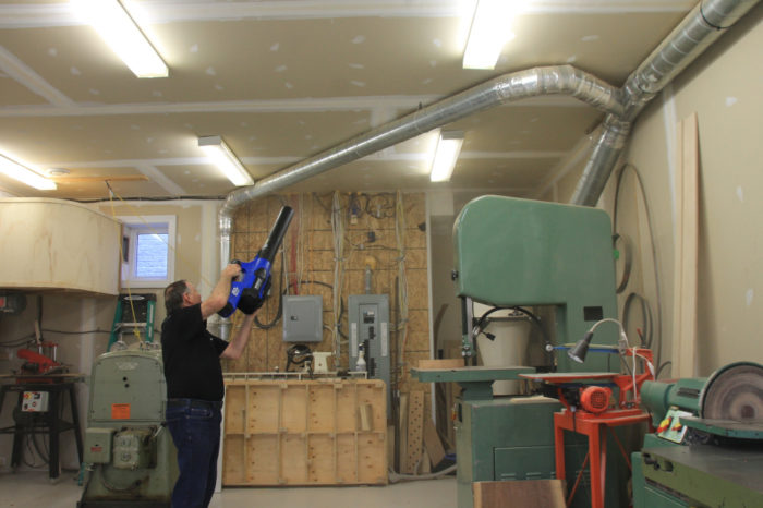 How to Make a Temporary Spray Finishing Area in Your Shop